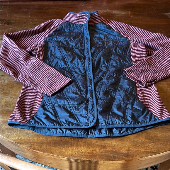 Title nine | Jackets & Coats | Title Nine Gray And Burgundy Light ...